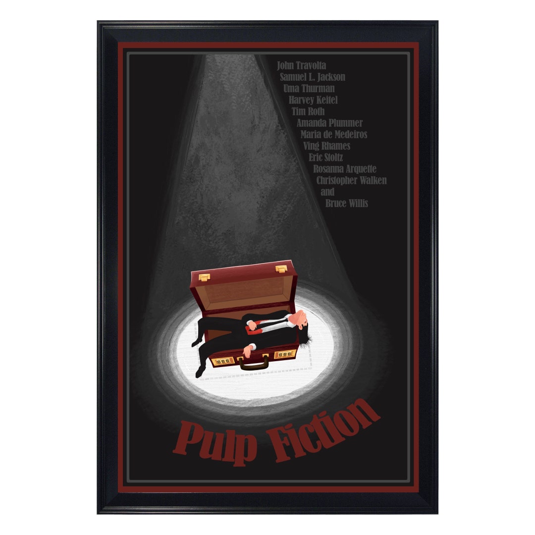 Pulp Fiction - 24x36 High Quality Poster Print - Quentin Tarantino ...