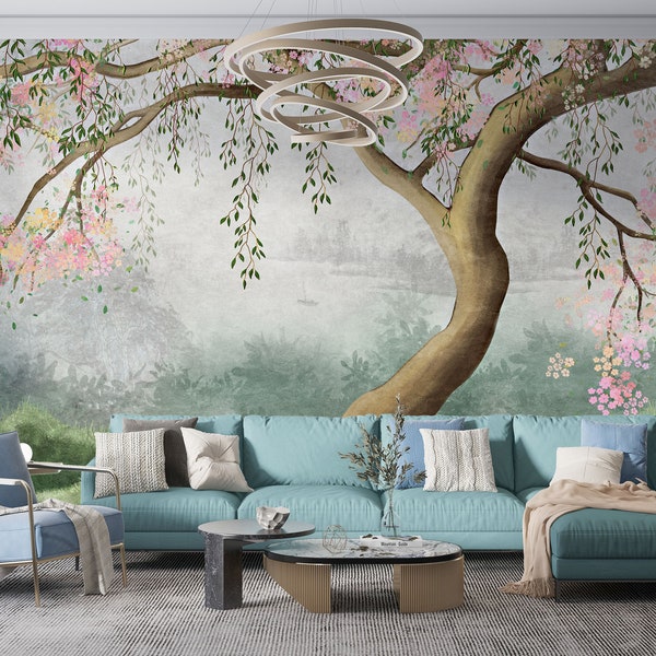 Willow Wall Mural - Etsy