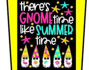 Gnome Name Tags editable in Canva - Etsy