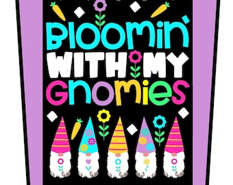 Gnome Name Tags editable in Canva - Etsy