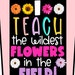 Spring Flowers Classroom Door Decor: Wildflower Bulletin Board (digital ...