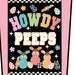 HOWDY RETRO WESTERN Hippie Bunny and Spring Bulletin Board or Door Kit ...