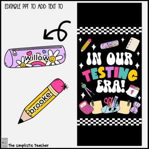 Groovy Boho End of Year Testing Era Swiftie Bulletin Board Kit- Door ...