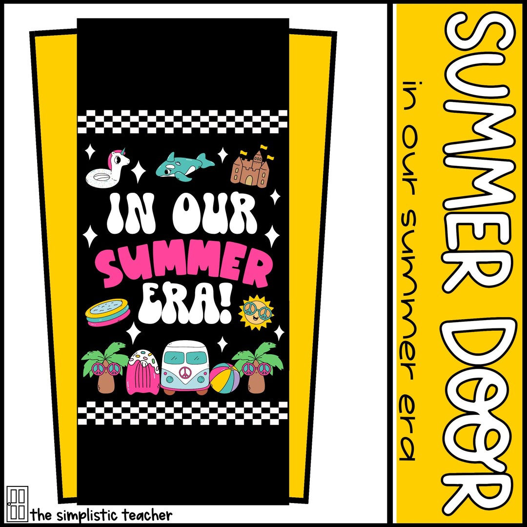 Groovy Boho End of Year Summer Era Swiftie Bulletin Board Kit- Door ...