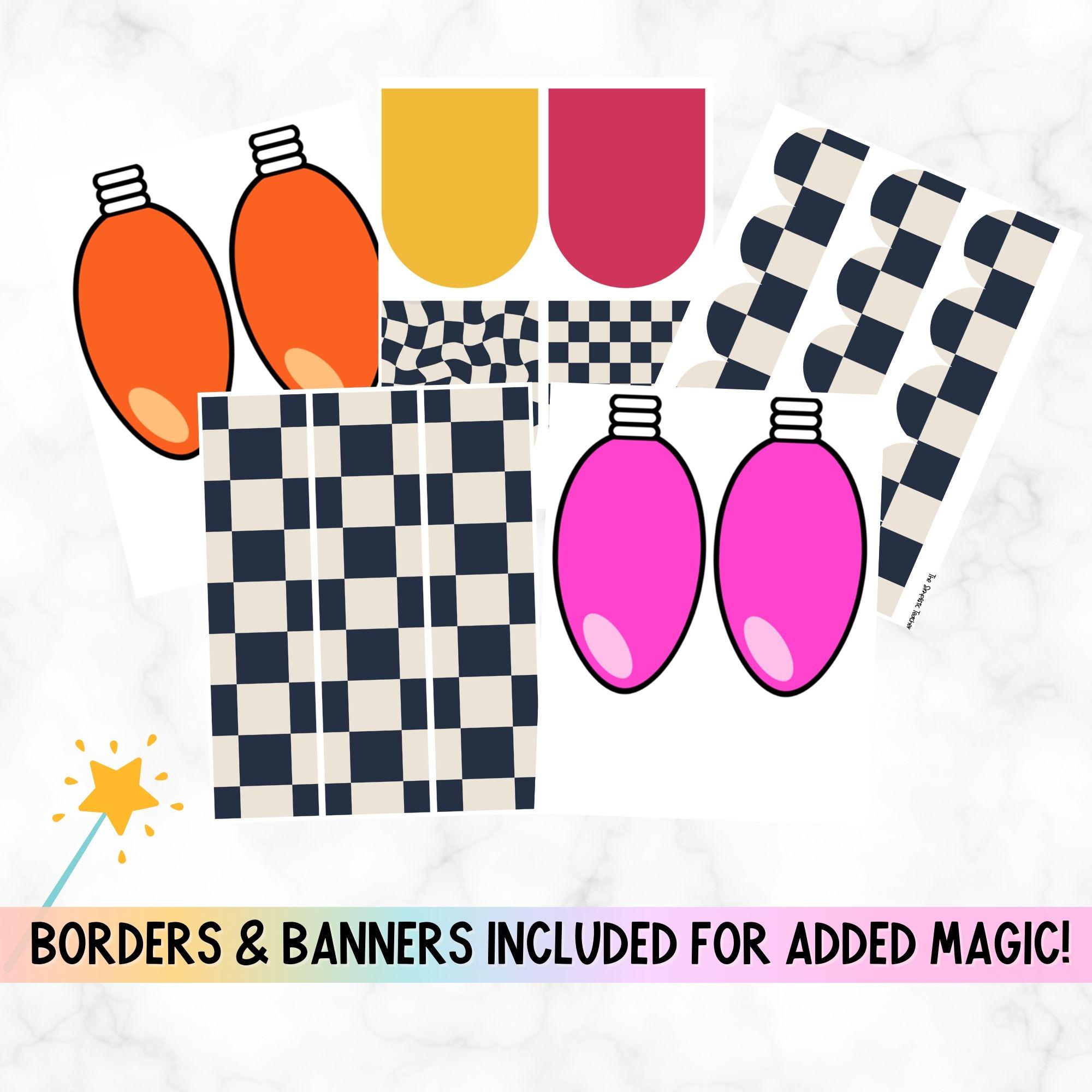 Ugly Christmas Sweater Bulletin Board Kit: Retro Classroom Decor ...