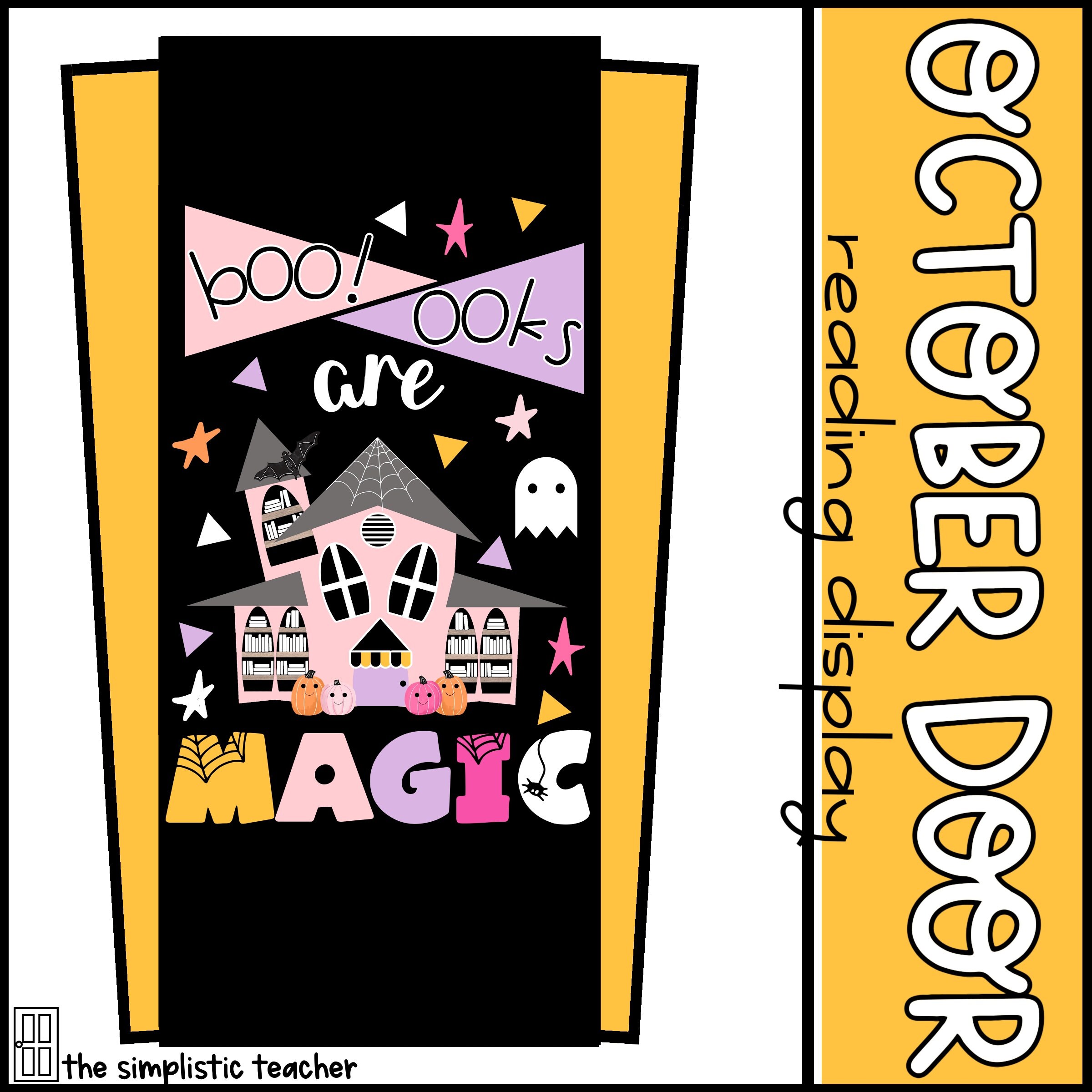 HAUNTED HOUSE BOOK Display-scary Ghost Door Decoration - Etsy