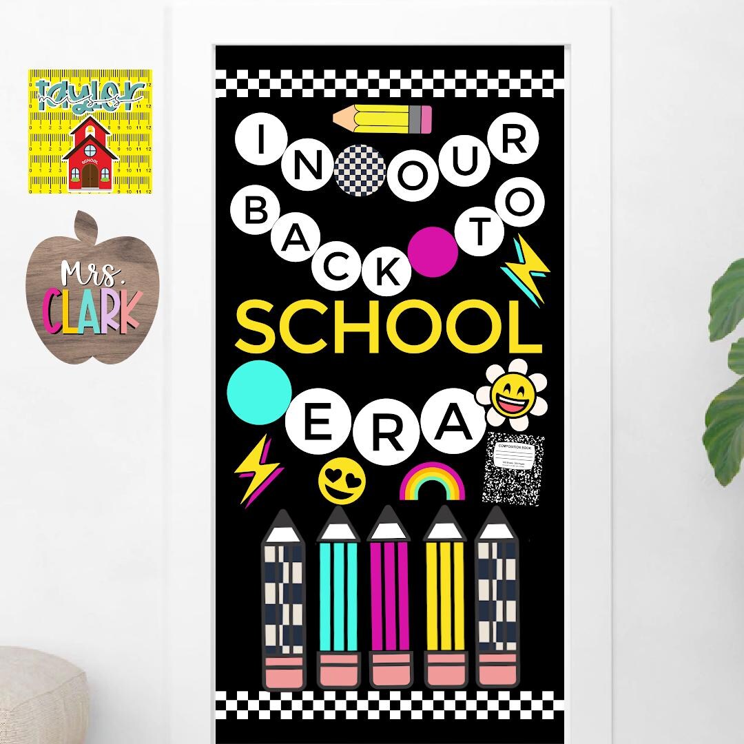 Groovy Boho Friendship Beads B2S Era Swiftie Bulletin Board Kit-door ...