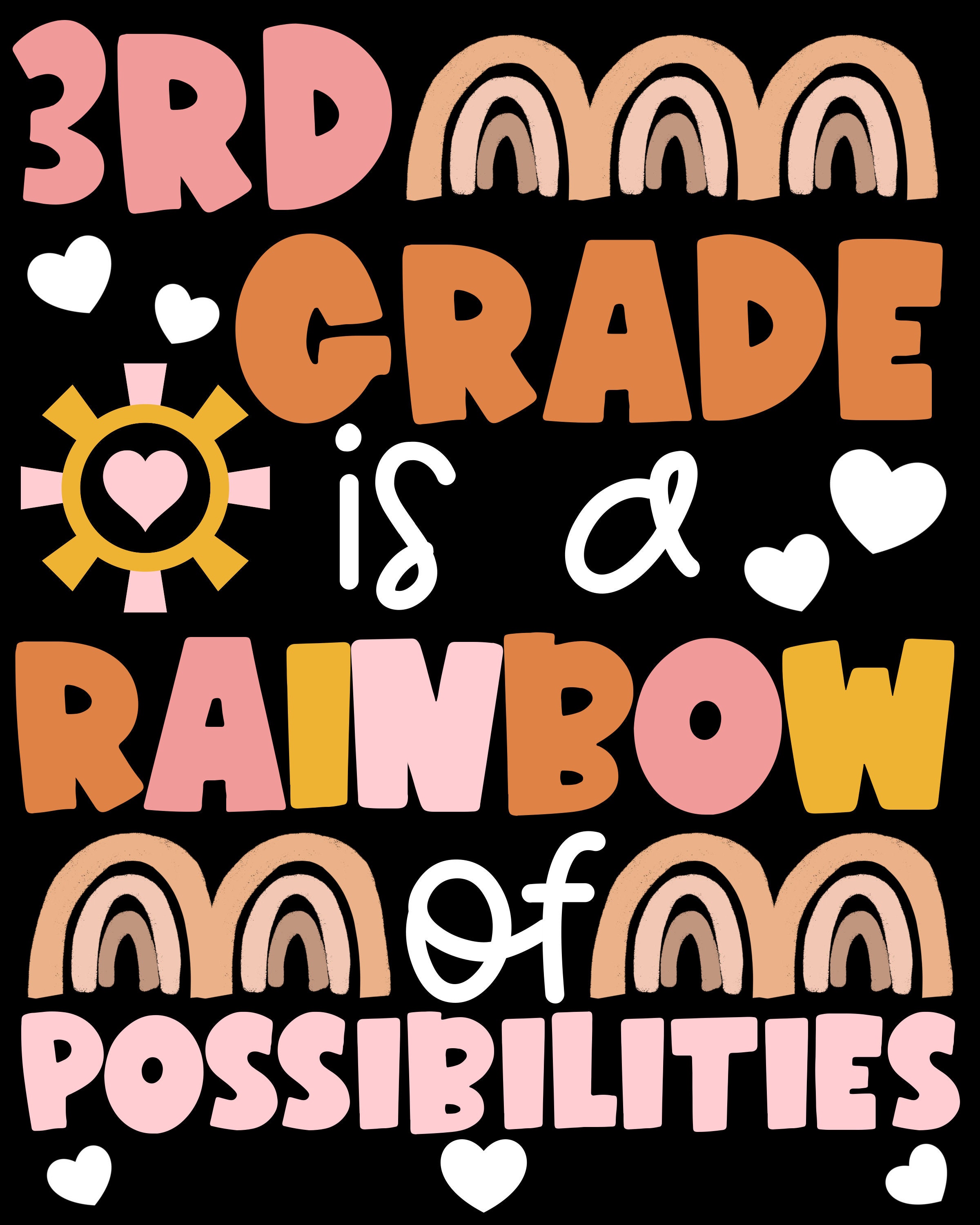 BOHO RAINBOW DOOR Kit Classroom Bulletin Board Back to - Etsy