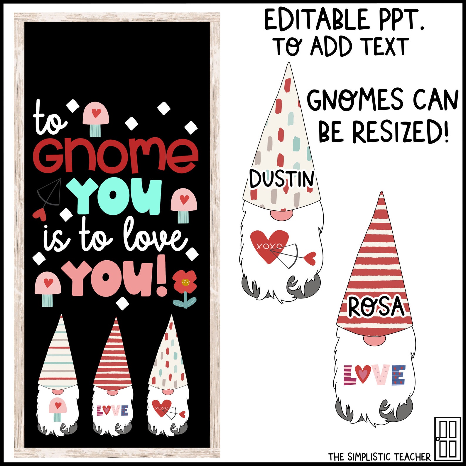 GNOME DOOR Classroom Bulletin Board Door Decor Back to | Etsy