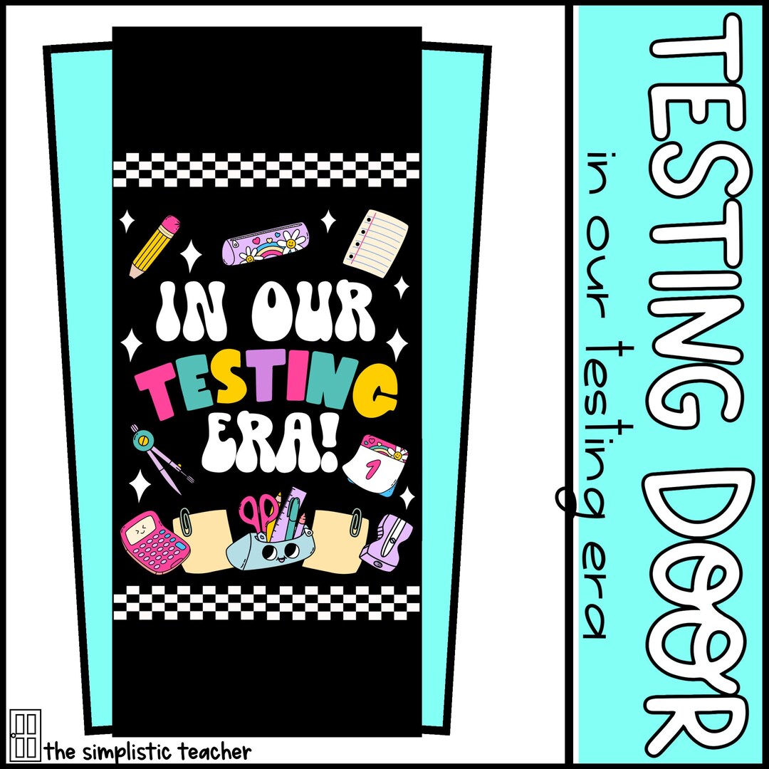 Groovy Boho End of Year Testing Era Swiftie Bulletin Board Kit- Door ...