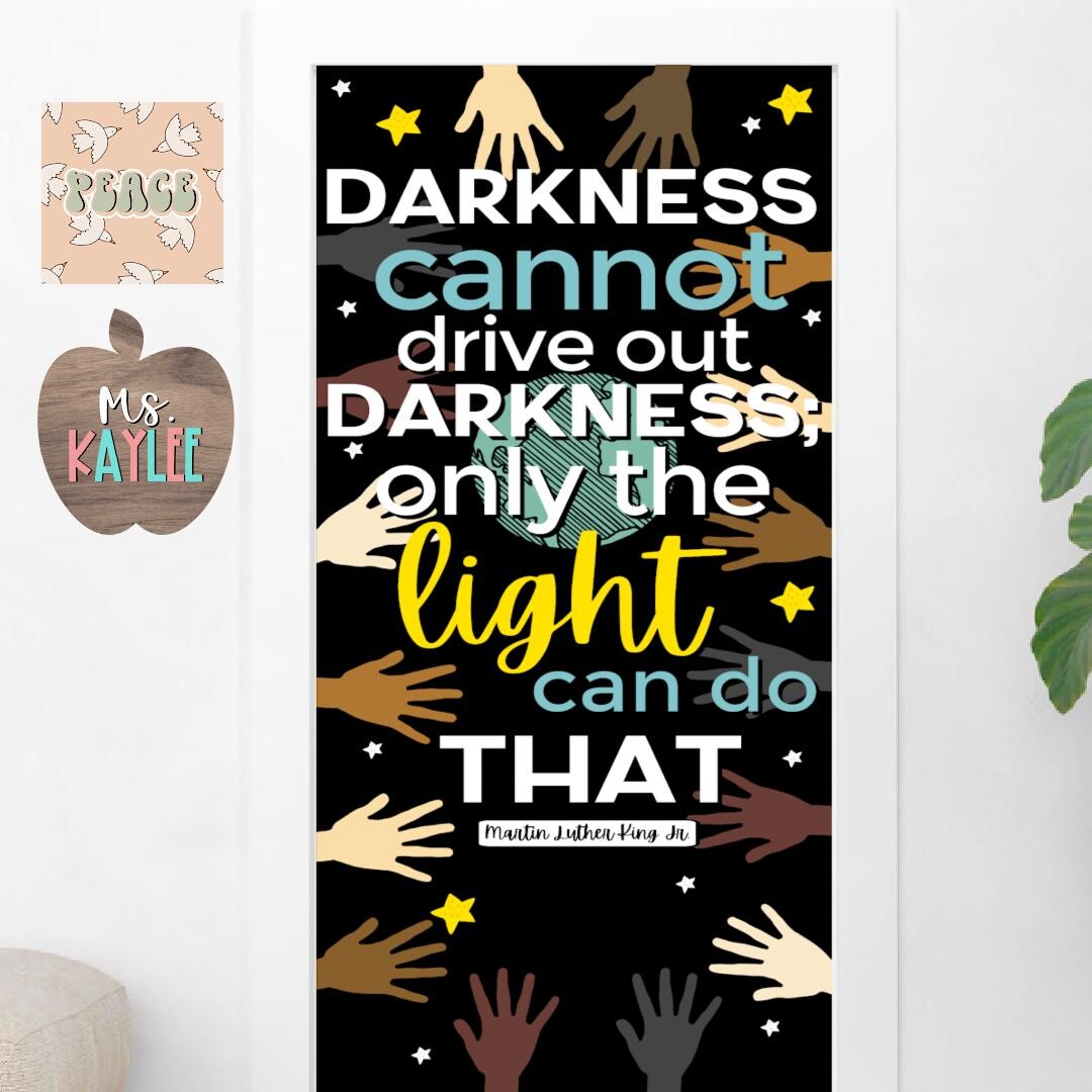 MLK Classroom Door Decor: Diversity Bulletin Board Set (digital ...