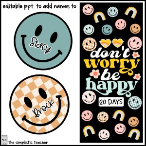 GROOVY VIBES RETRO End of Year Door Decor- Classroom Bulletin Board ...