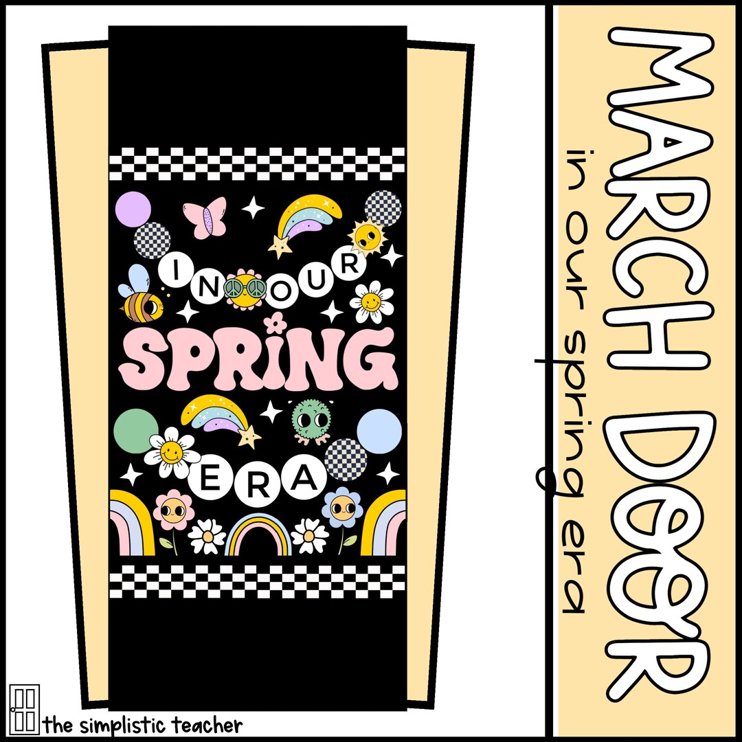 Boho March Spring Era Swiftie Bulletin Board Kit-door Decoration Set ...