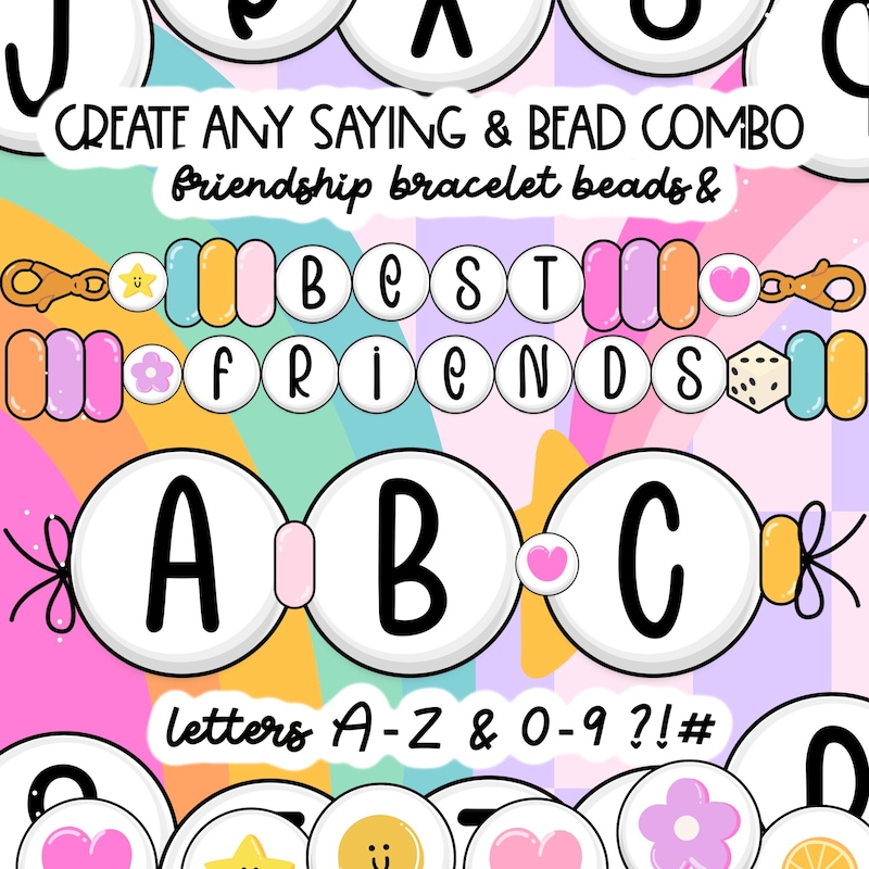 Alphabet Beads - Etsy