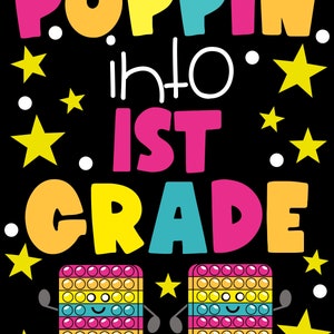 POP IT BACK to School Decor Classroom Bulletin Board Back to - Etsy UK