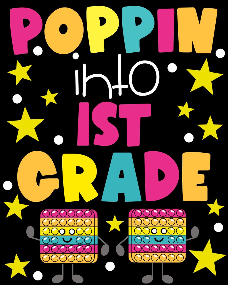 POP IT BACK to School Decor Classroom Bulletin Board Back to - Etsy UK