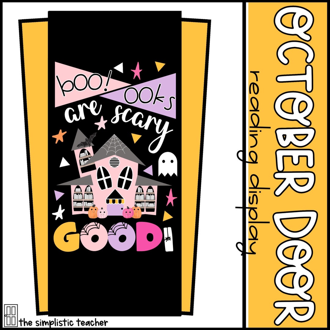 HAUNTED HOUSE BOOK Display-scary Ghost Door Decoration Kit-halloween ...