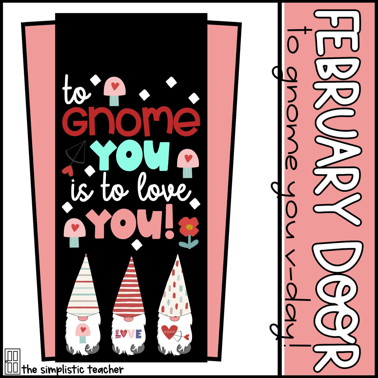 GNOME DOOR Classroom Bulletin Board Door Decor Back to | Etsy