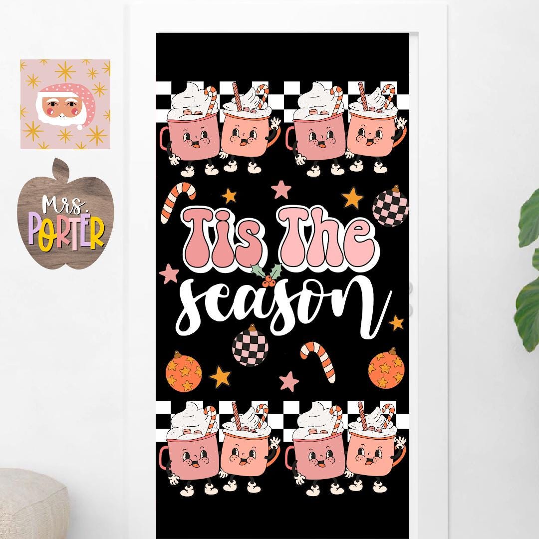 Groovy Retro Christmas Bulletin Board Kit: Teacher Classroom Decor ...