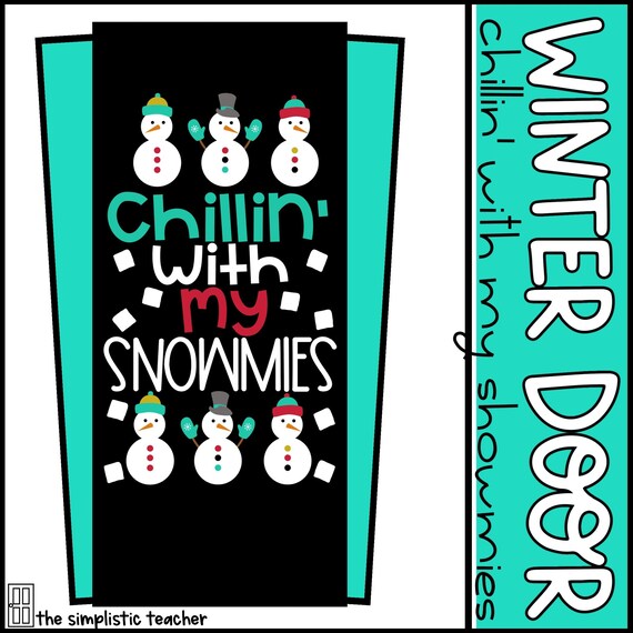 January Classroom Door Decorations