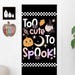 SPOOKY RETRO VIBES Door Decoration Kit-halloween Bulletin Board Set ...