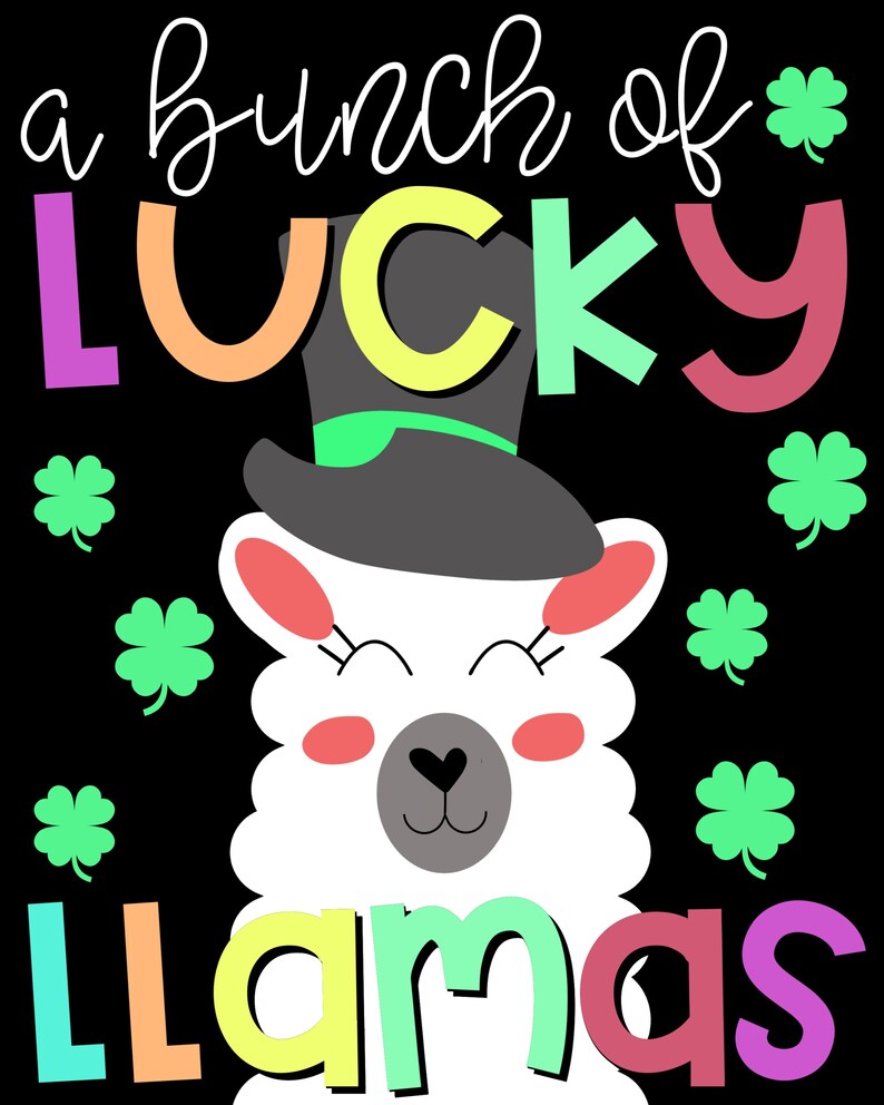 Llama St. Patrick's Day Bulletin Board Decor: Classroom Door Set ...