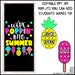 POP IT Summer Ice Cream Door Decor Classroom Bulletin Board June Door ...