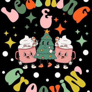 GROOVY RETRO CHRISTMAS Classroom Bulletin Board Kit- Groovy and ...