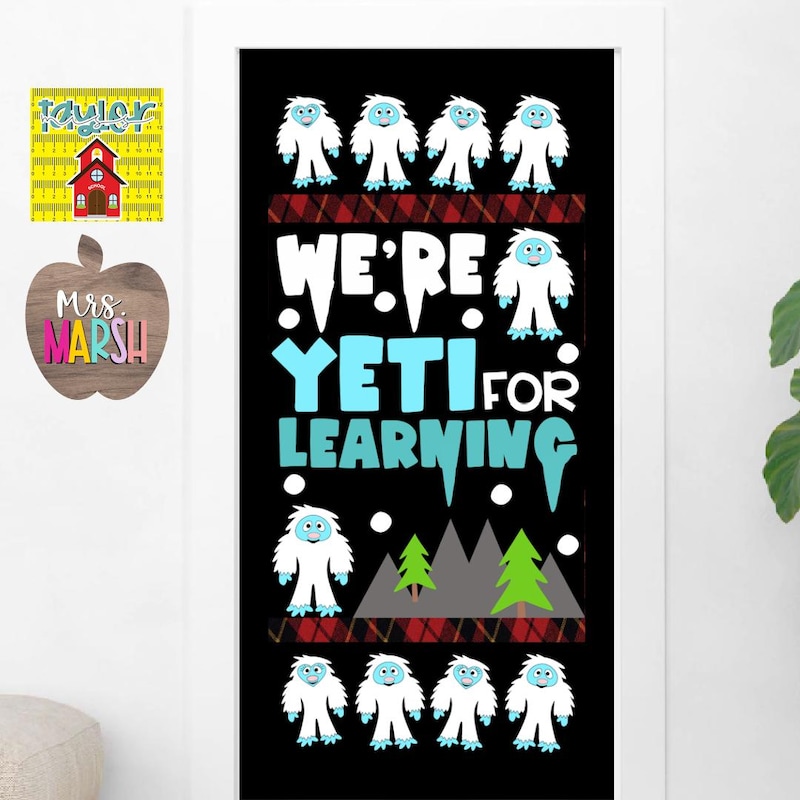 Winter Bulletin Board Kit - Etsy