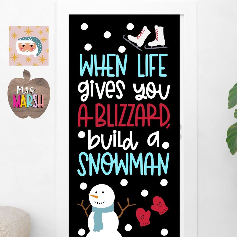 Snowman Classroom Door Decoration - Etsy