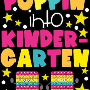 POP IT BACK to School Decor Classroom Bulletin Board Back to - Etsy UK