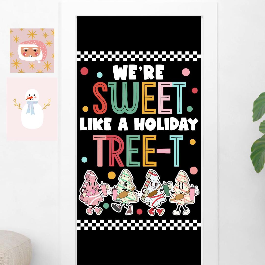 Groovy Retro Christmas Bulletin Board Kit: Boho Classroom Decor ...