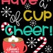 Cup of Cheer Holiday Decor- Classroom Bulletin Board- Cheer Themed Door ...
