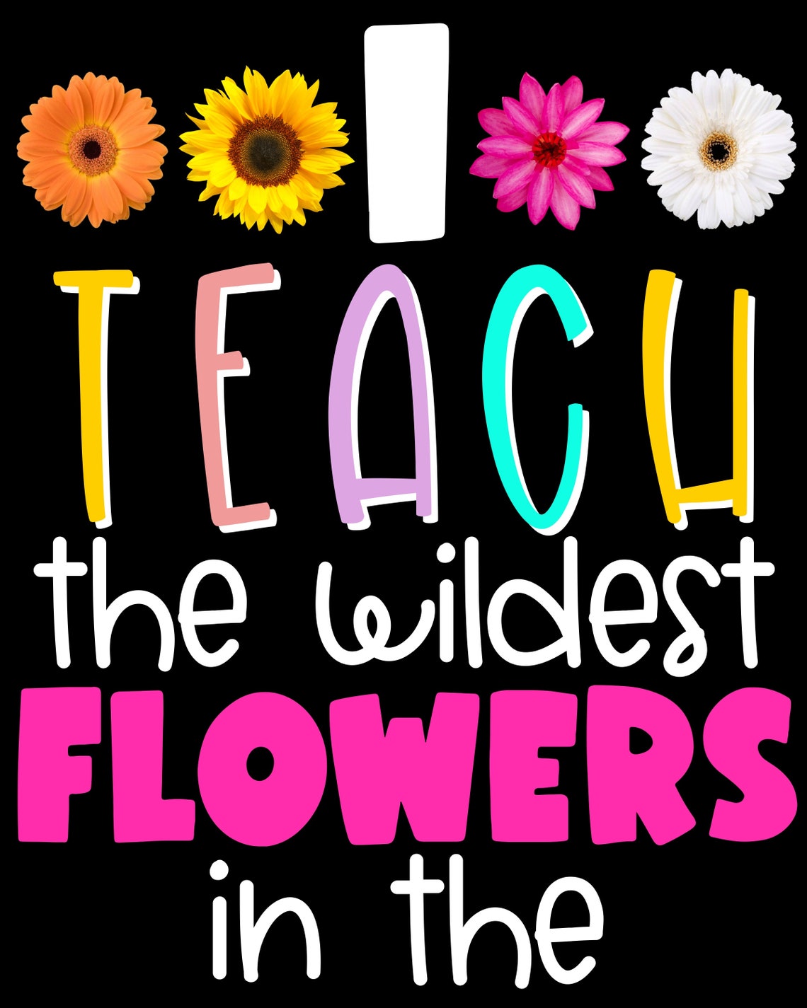 SPRING FLOWERS Door Decor Classroom Bulletin Board April - Etsy