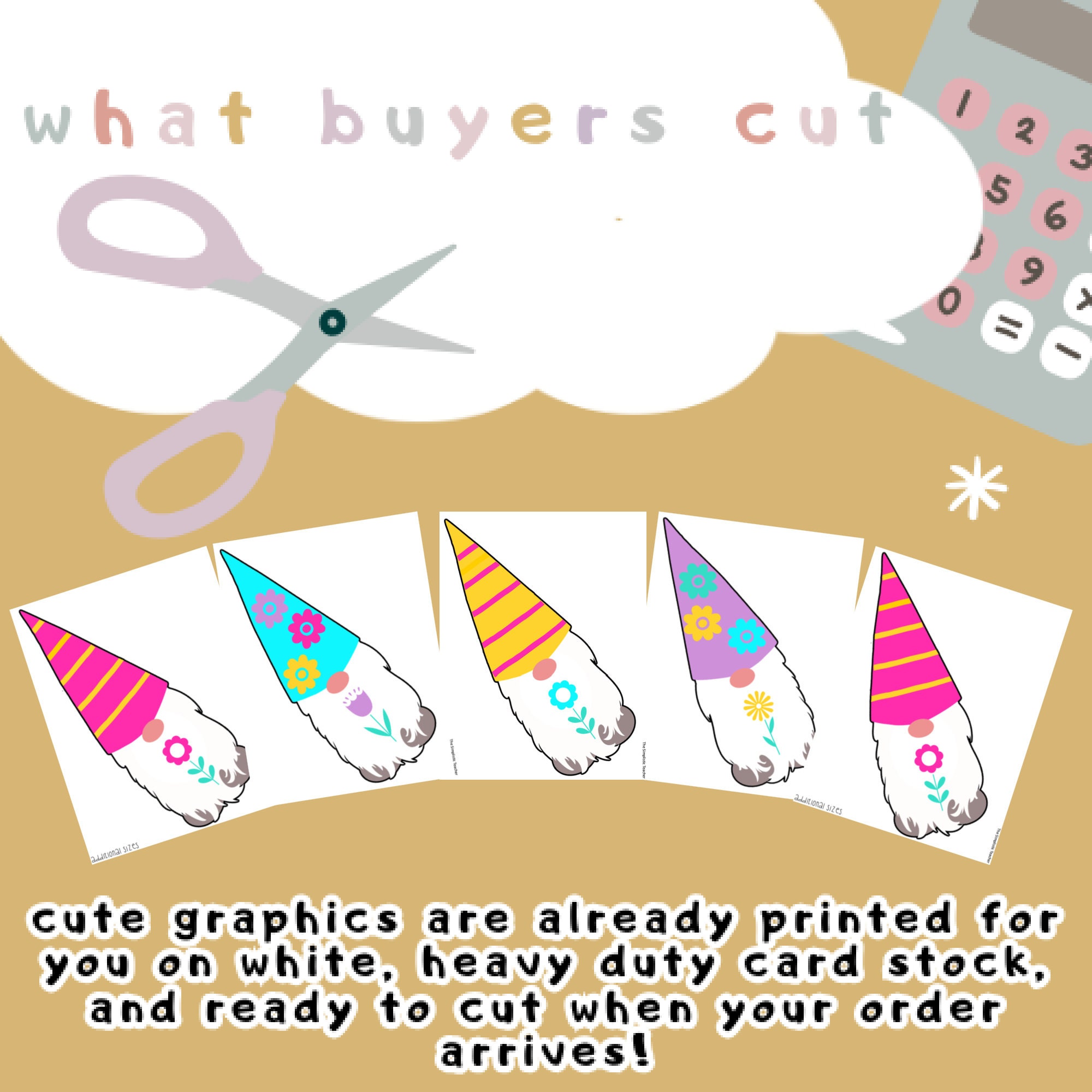 Spring Gnome Classroom Door Decor: Teacher Bulletin Board Set - Etsy