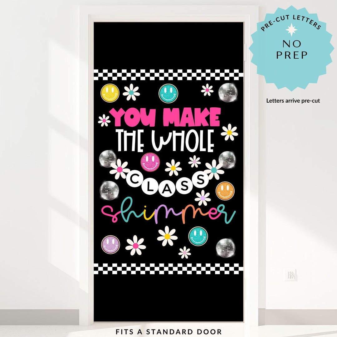 Retro Friendship Bead Bulletin Board for Groovy Classroom Decor and ...