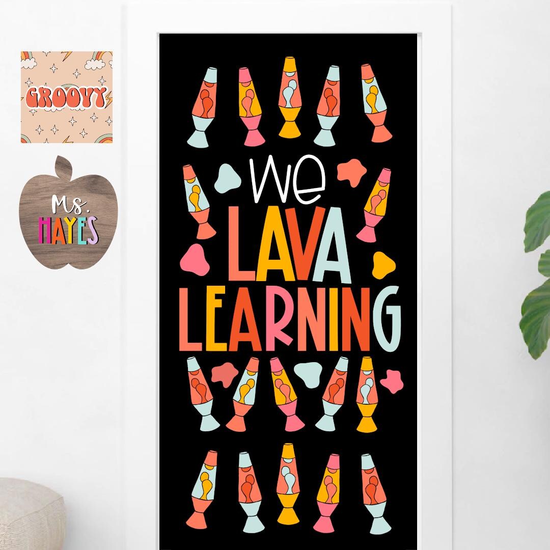 Groovy Lava Lamp Bulletin Board Set: Retro Classroom Decor (digital ...