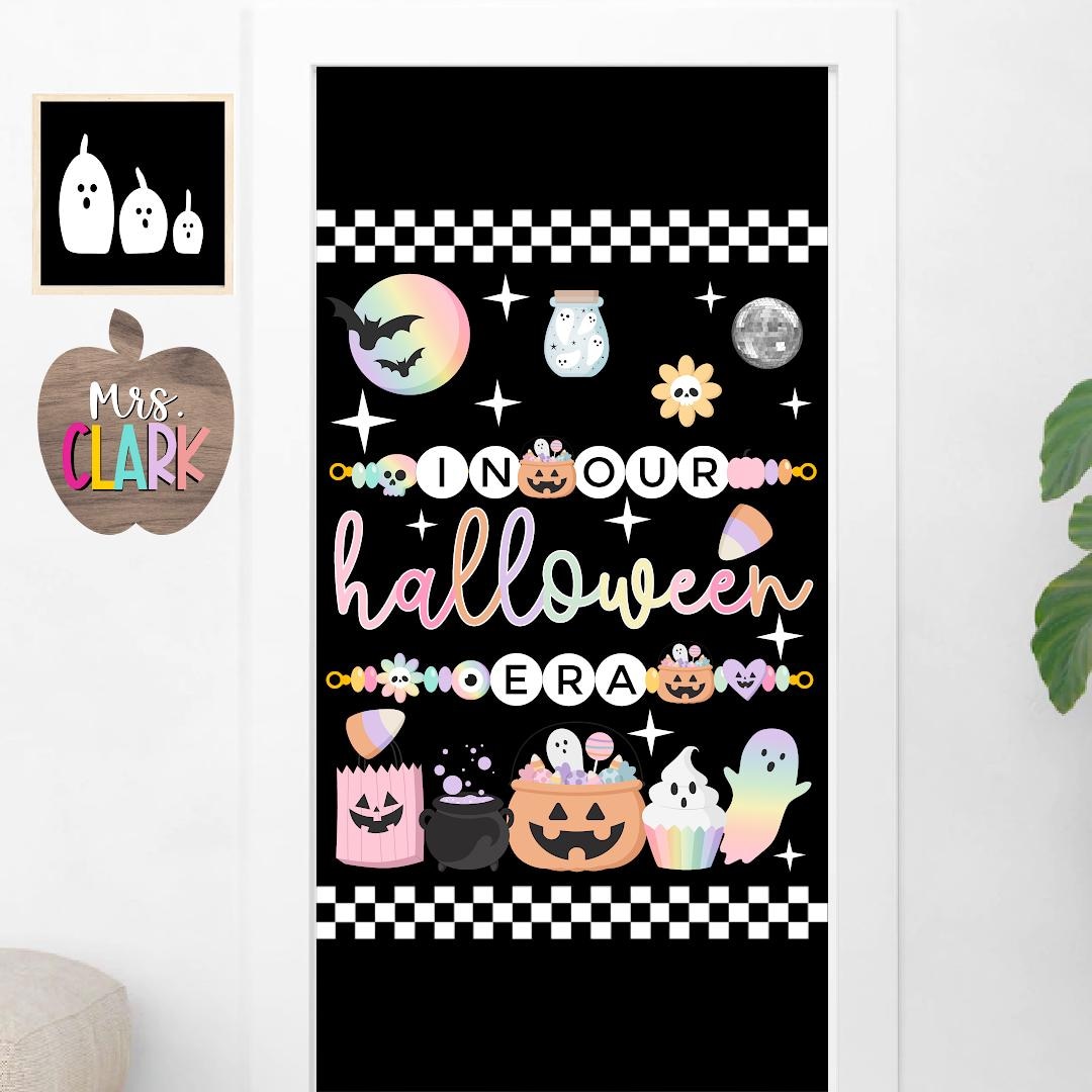 Groovy Spooky Season Classroom Bulletin Board Printable - Etsy