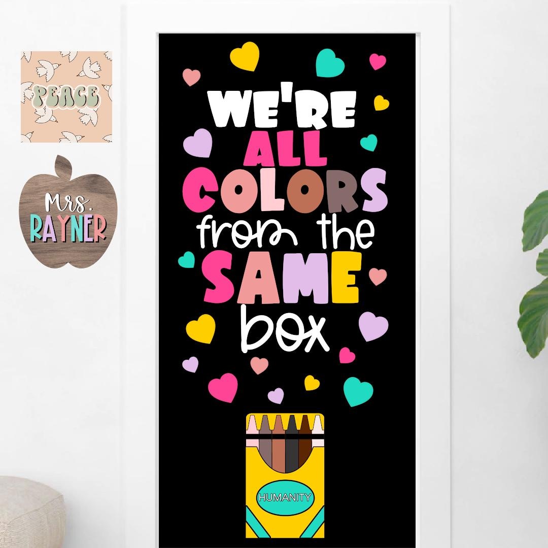 Diversity Door Decor: Classroom Bulletin Board Set (digital Download ...