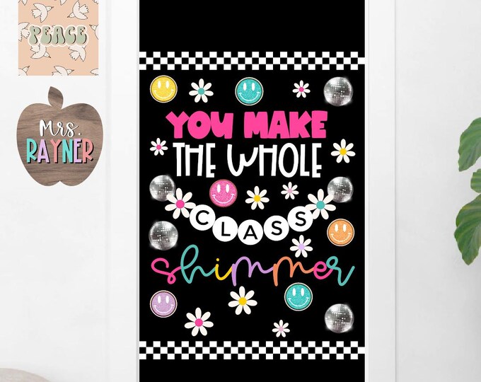 Welcome Back to School Bulletin Board for Pastel & Composition Notebook ...