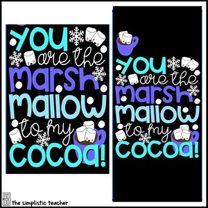 MARSHMALLOW COCOA DOOR- Classroom Bulletin Board- Winter Themed Door ...