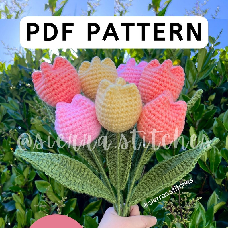 Crochet Tulip - Etsy