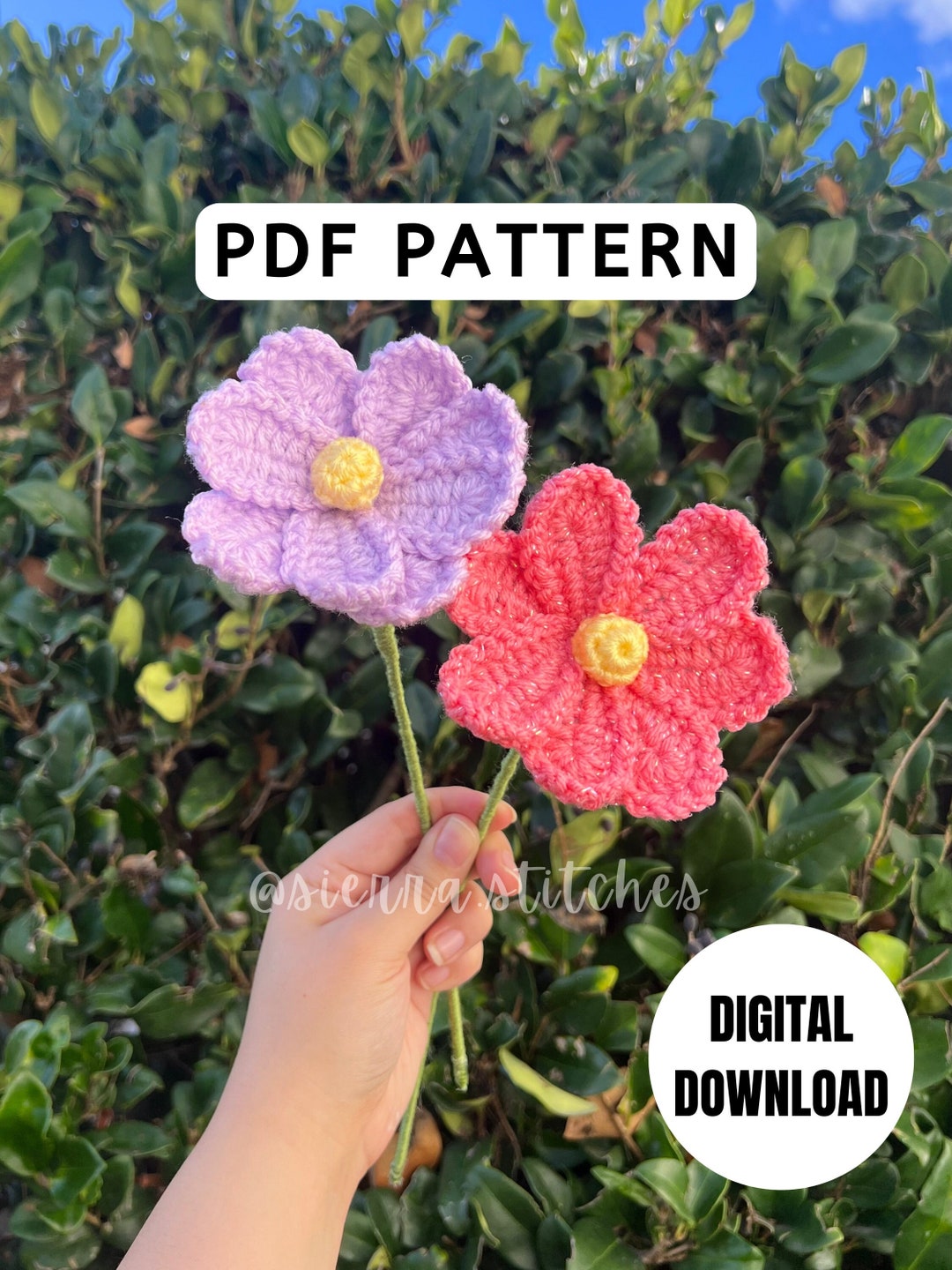 Crochet Cosmos Pattern Crochet Cosmos Cosmos Pattern Crochet Flower ...