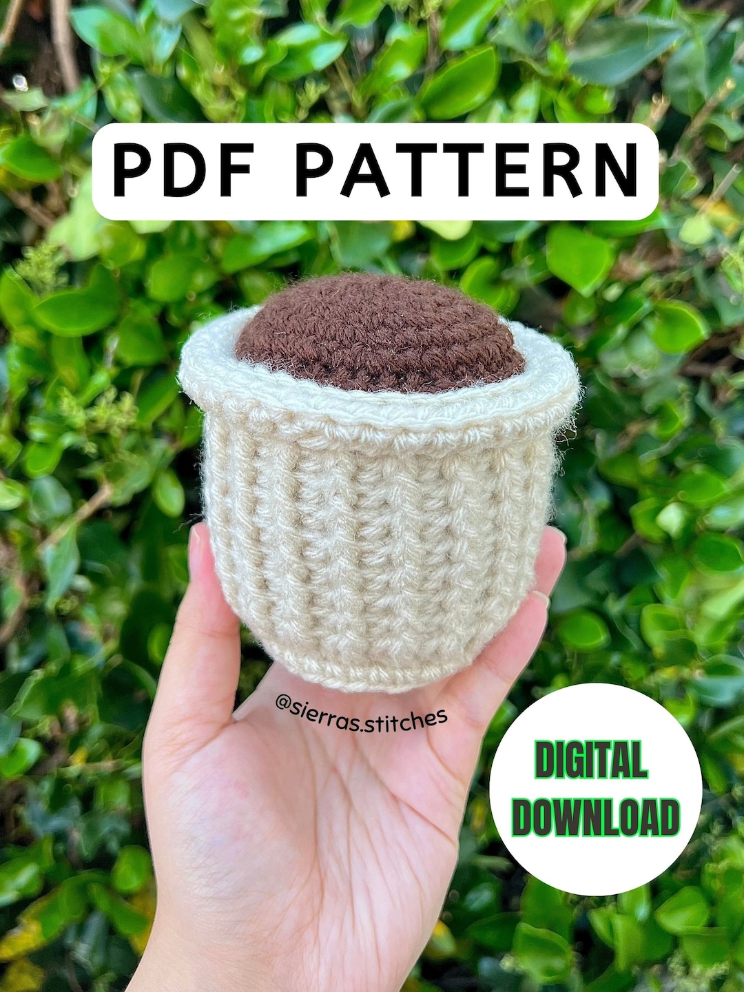 Crochet Pot Pattern Crochet Plant Pot Pattern Flower Pot Crochet ...