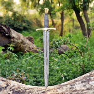 Swords 22” Handmade Damascus Sword Short Sword Viking Sword Buster ...