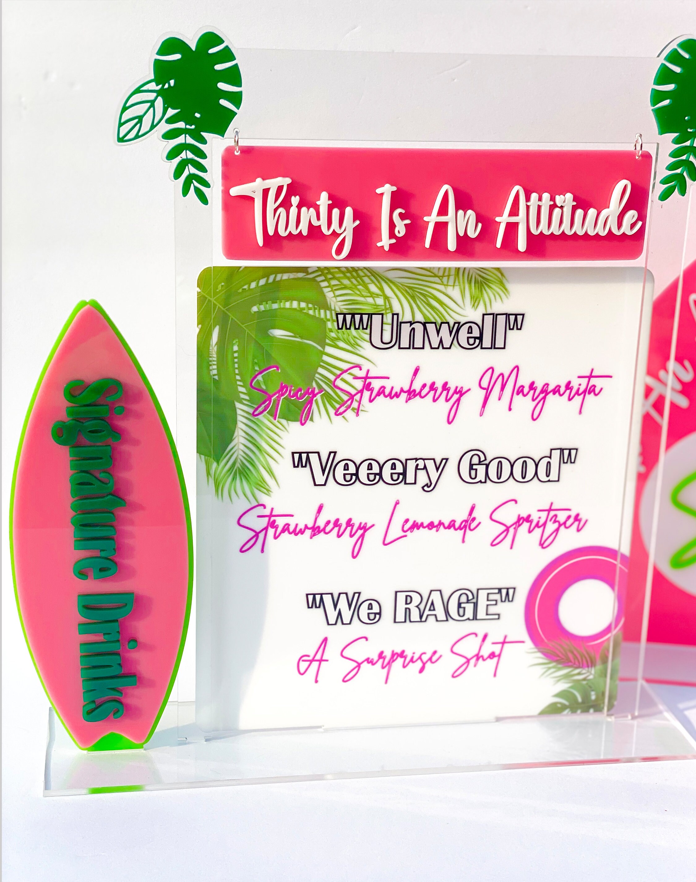 Custom Bar Menu, Custom Bar Sign, Acrylic Bar Menu, Custom Acrylic Menu ...