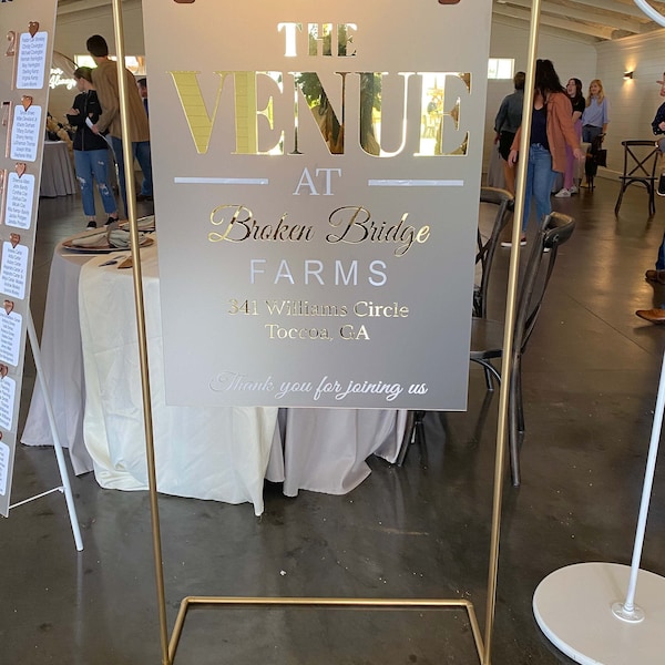 Acrylic Welcome Board - Etsy