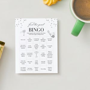 Printable Party Bingo Card - Etsy