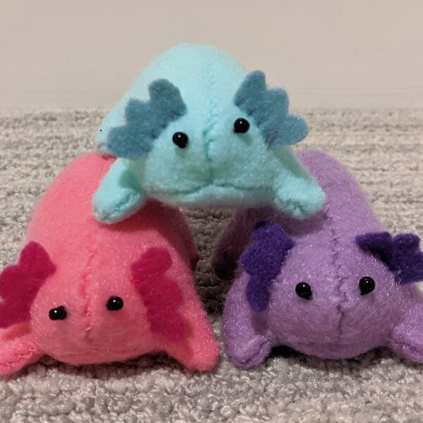 Felt Axolotl Pattern - Etsy