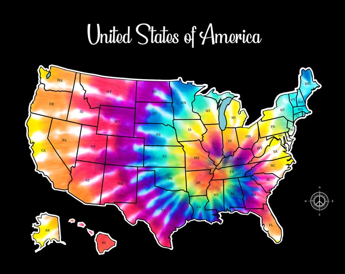 Scratch off USA Map Scratch off Travel Poster of United States of ...